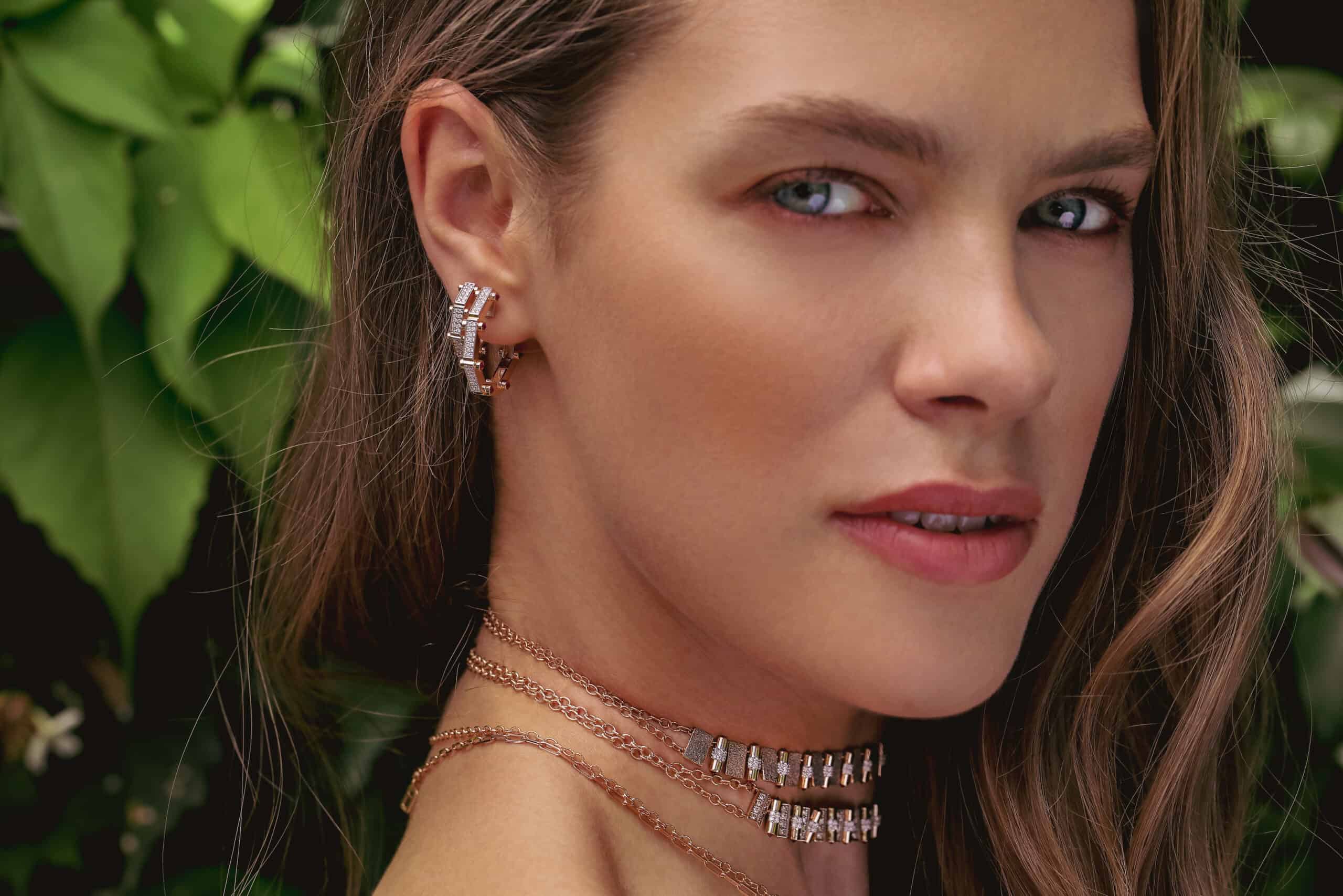 Carla Earring | Baguette Jewellery